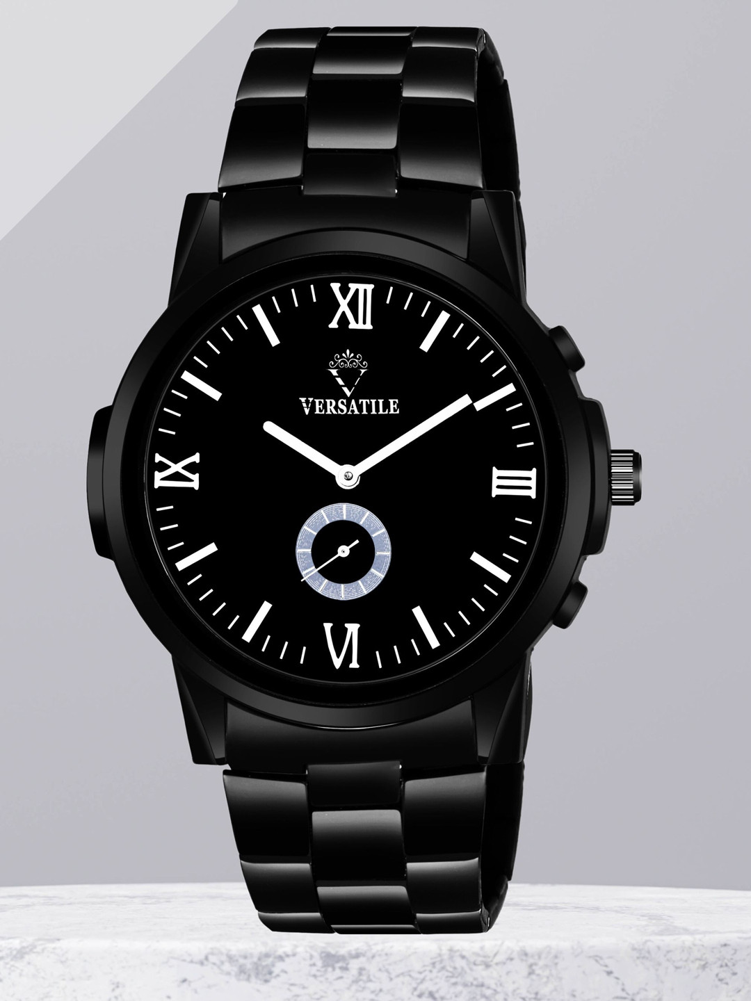 Buy Versatile Men Water Resistance Analogue Chronograph Watch Blck ...