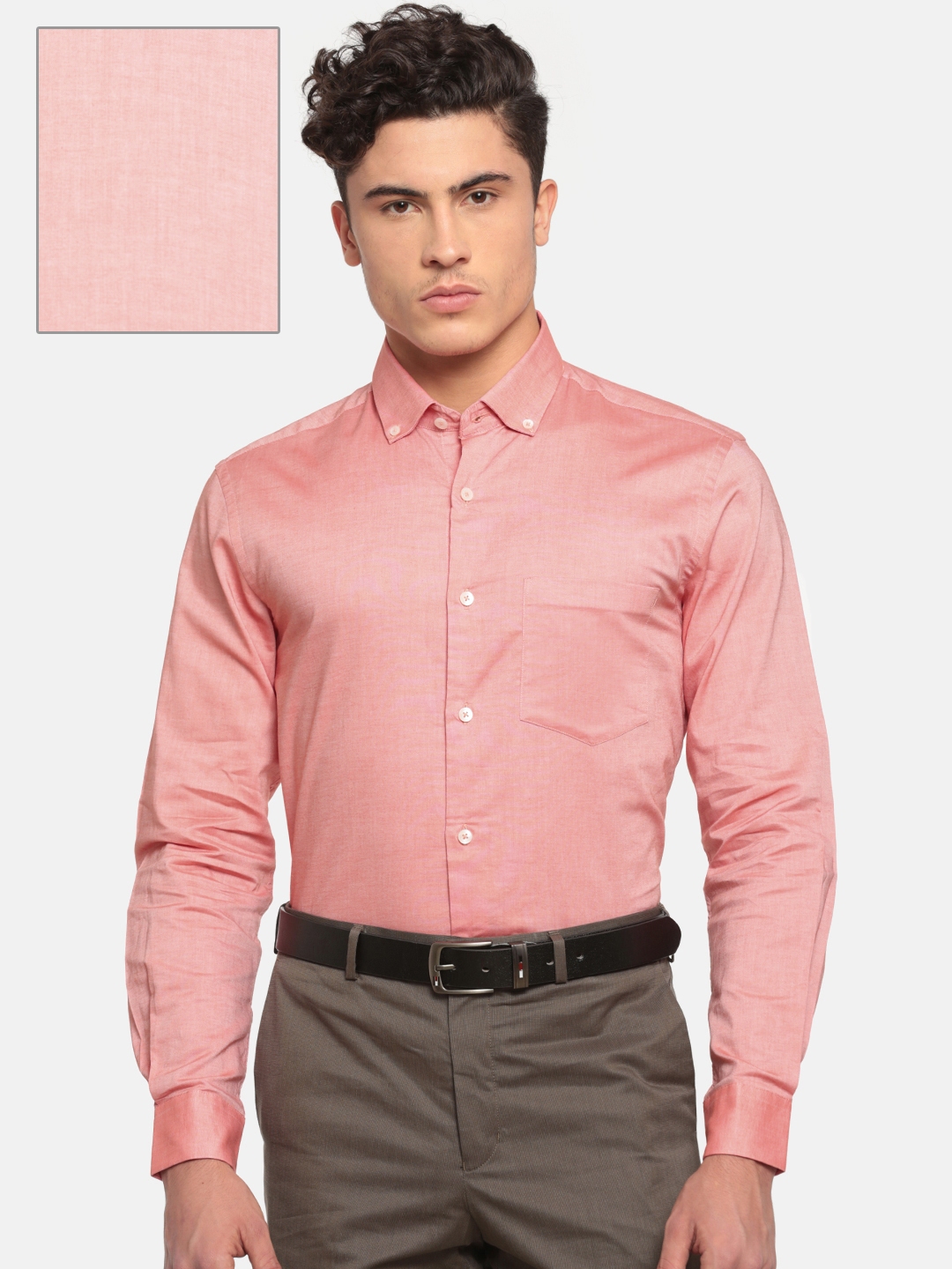Buy ColorPlus Men Pink Tailored Fit Solid Formal Shirt - Shirts for Men ... Buy ColorPlus Men Pink Tailored Fit Solid Formal Shirt - Shirts for Men ...