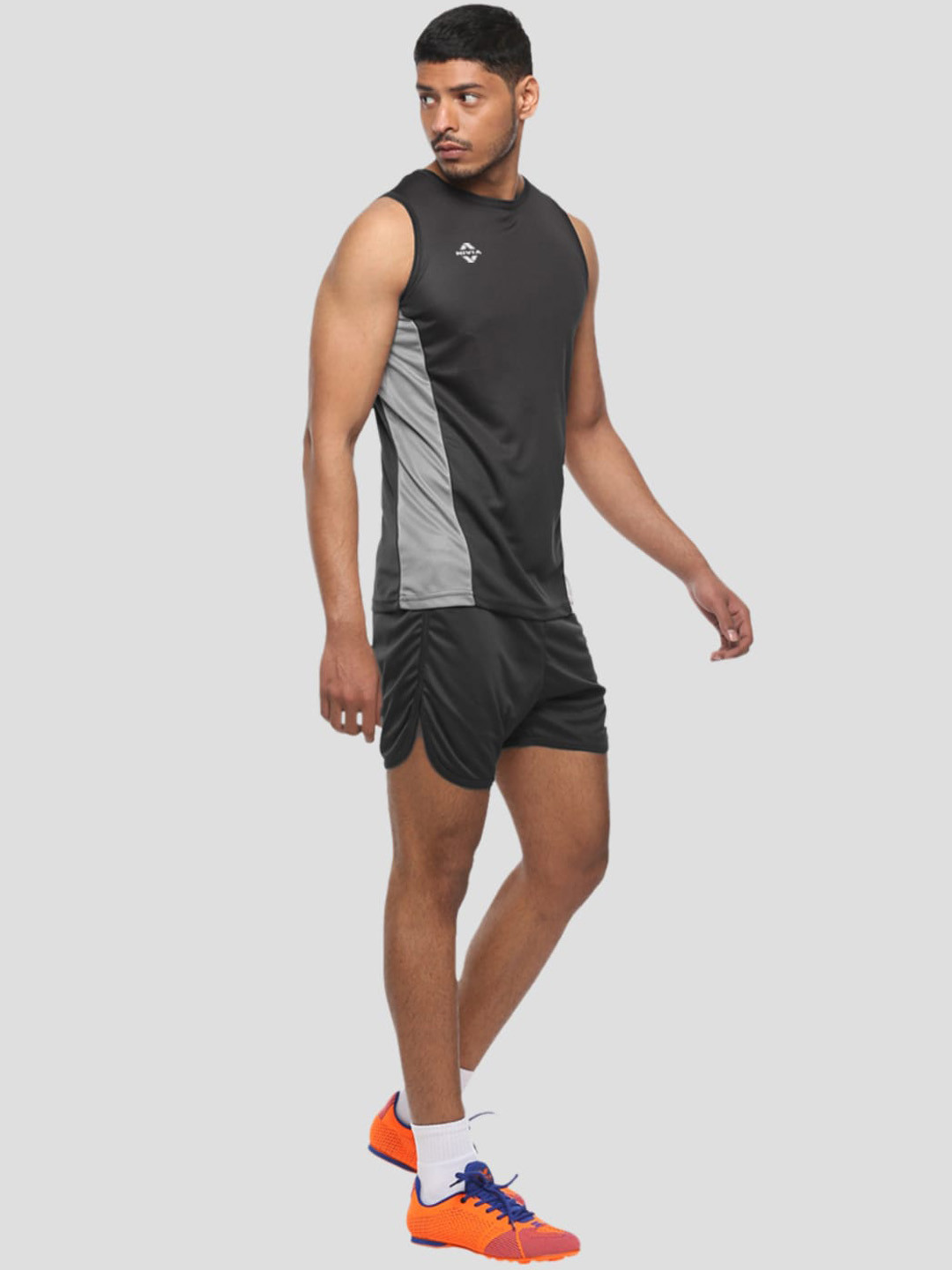 Buy NIVIA ZION Brand Logo Detail Cotton Jersey Set - Tracksuits for Men ...