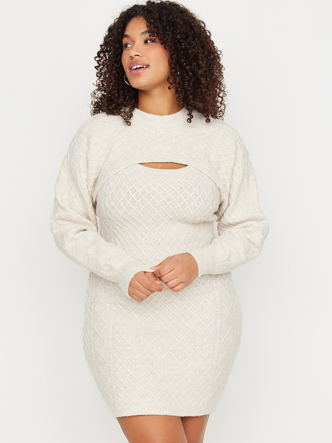 Buy Trendyol Women Knitted Acrylic Dress - Dresses for Women 25129670 ...