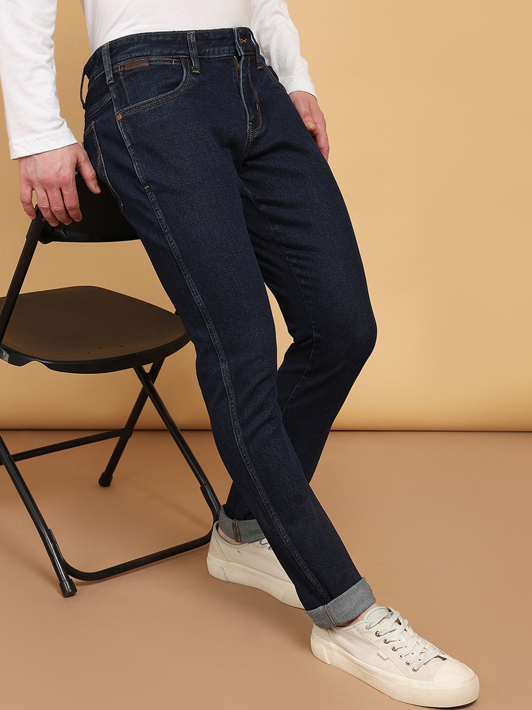 Buy Wrangler Men Vegas Skinny Fit Low Rise Stretchable Jeans - Jeans ...