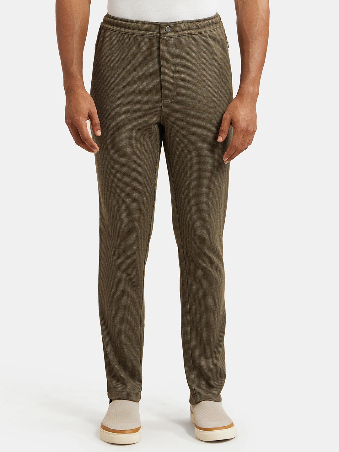 Buy Jockey Men Original Slim Fit Cotton Trousers - Trousers for Men ...
