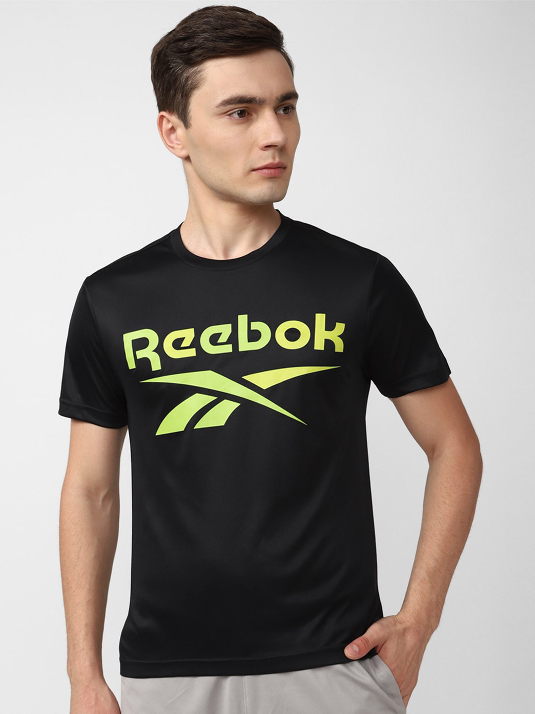 Buy Reebok Men Logo Printed Training T Shirt - Tshirts for Men 25145152 ...