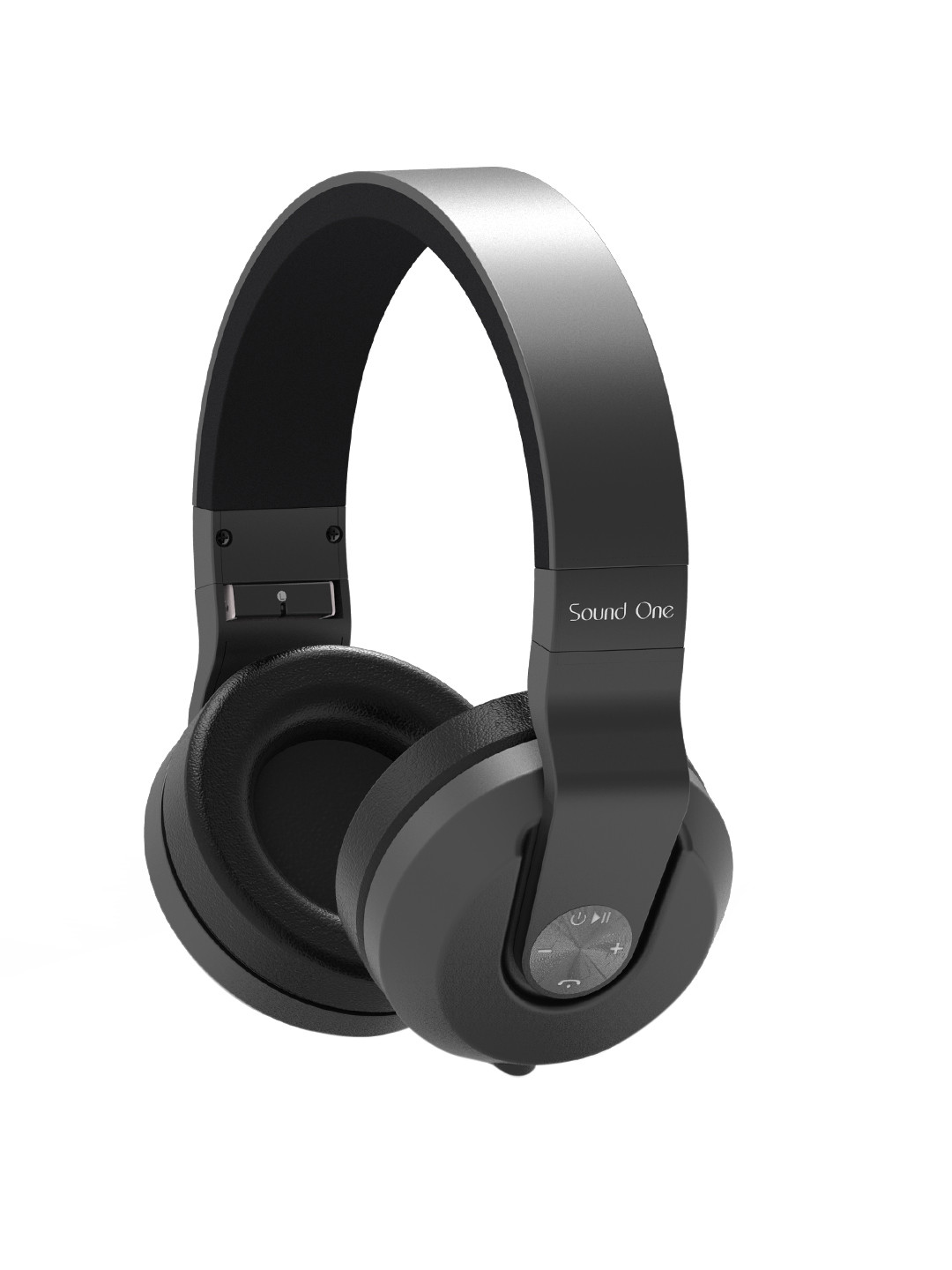 Buy Sound One Unisex Black V8 Bluetooth Wireless Headphones With Mic ...
