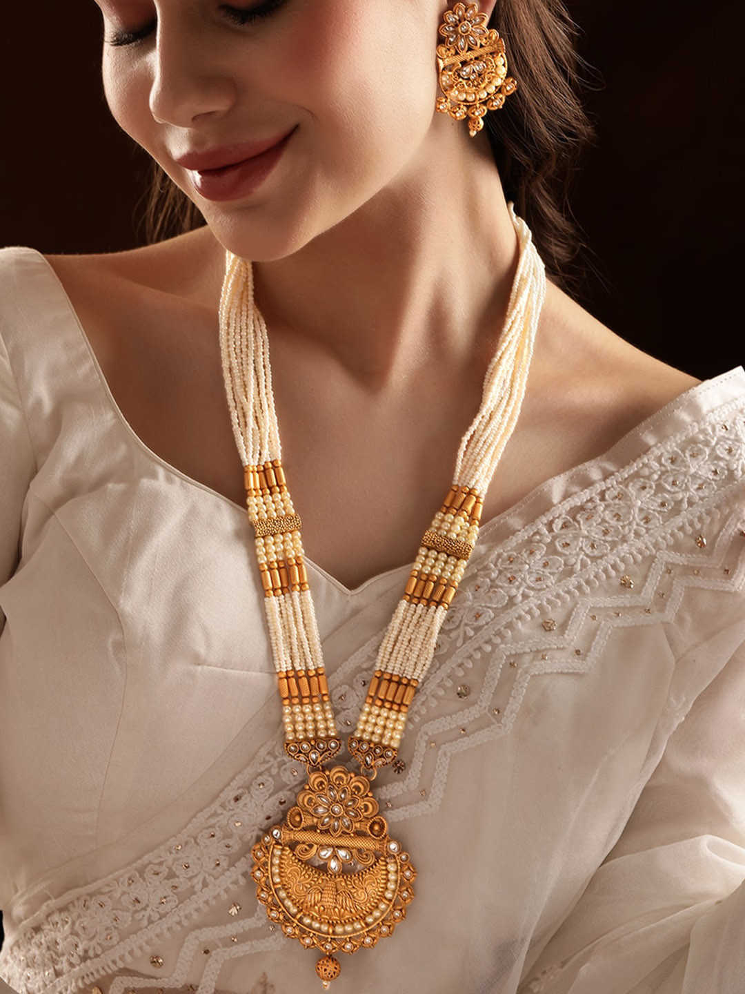 Buy Rubans Beaded Jewellery Set - Jewellery Set for Women 25162226 | Myntra