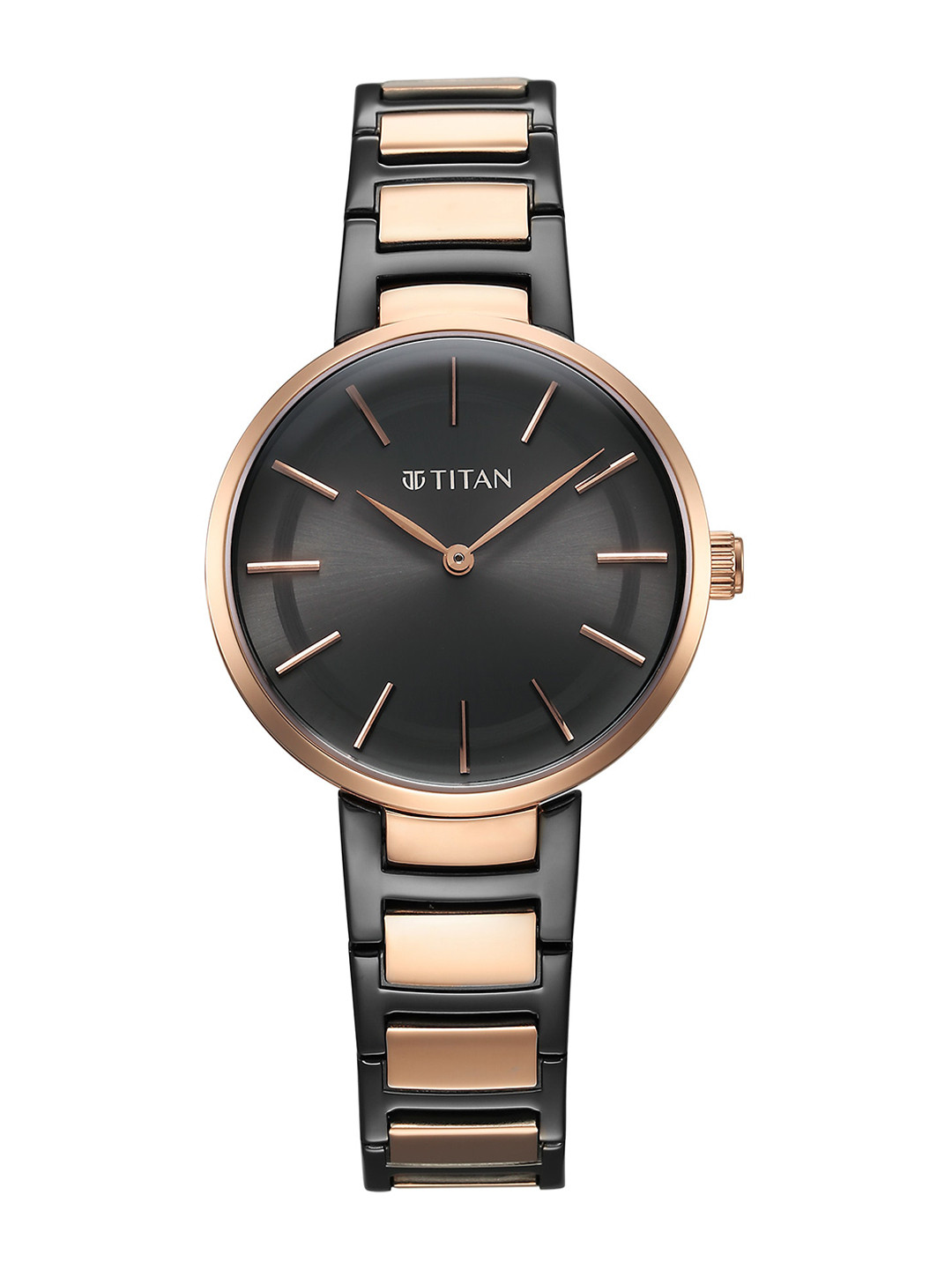 Buy Titan Women Stainless Steel Bracelet Style Straps Analogue Watch ...