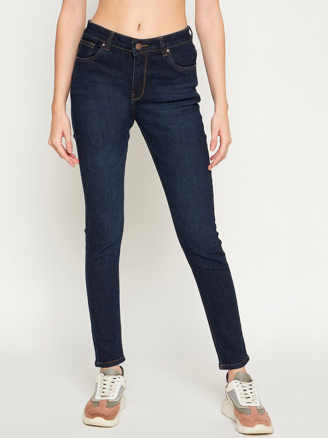 Buy Madame Women Mid Rise Light Fade Jeans - Jeans for Women 25163580 ...