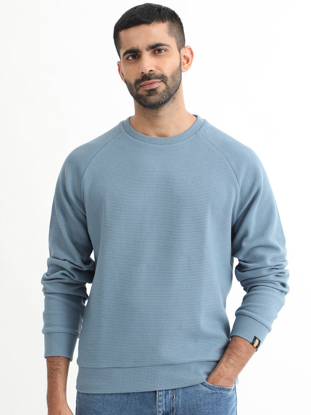 Buy RARE RABBIT Men Sven Round Neck Sweatshirt - Sweatshirts for Men ...