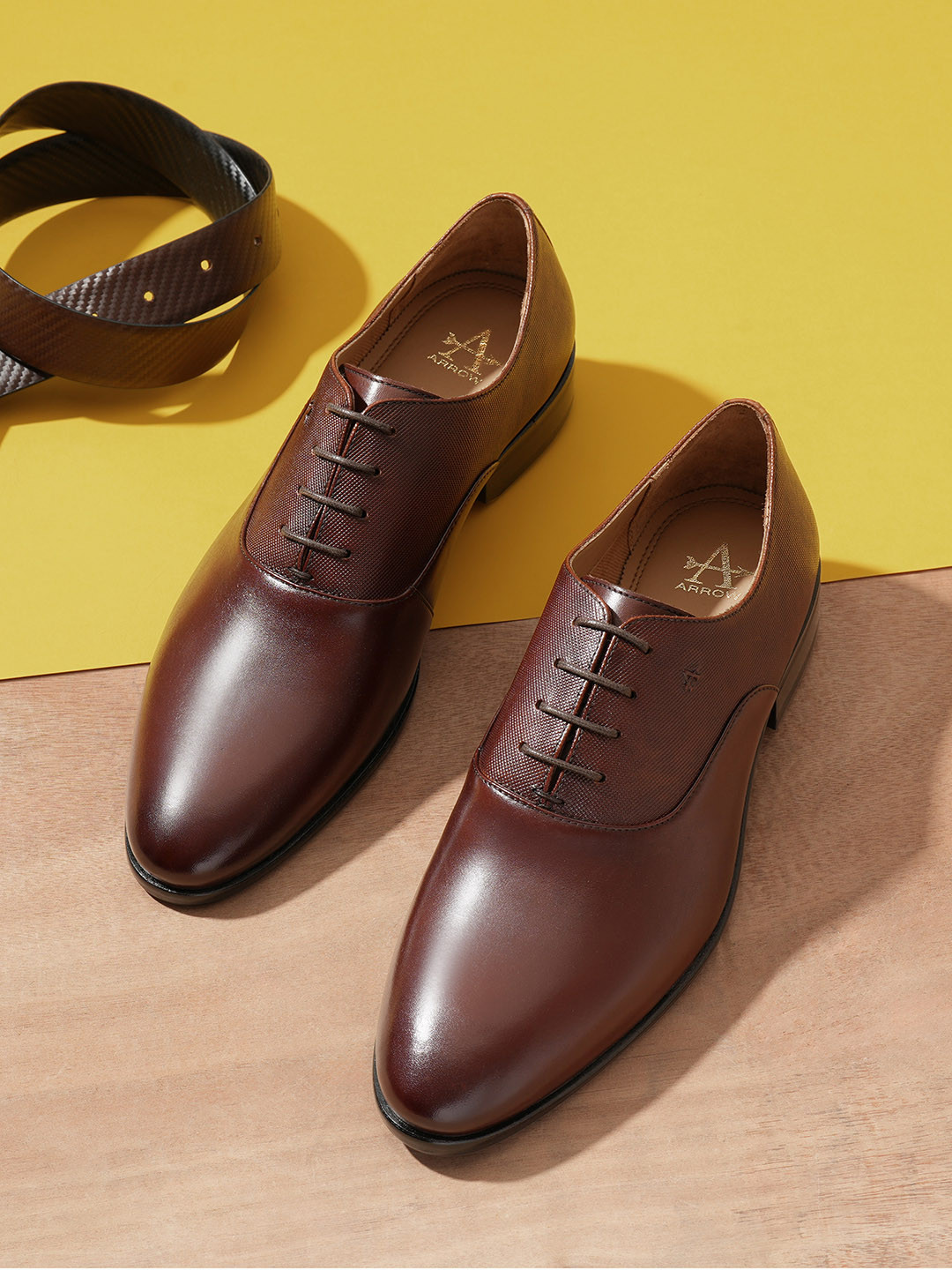 Buy Arrow Men Leather Formal Oxfords - Formal Shoes for Men 25202054 ...