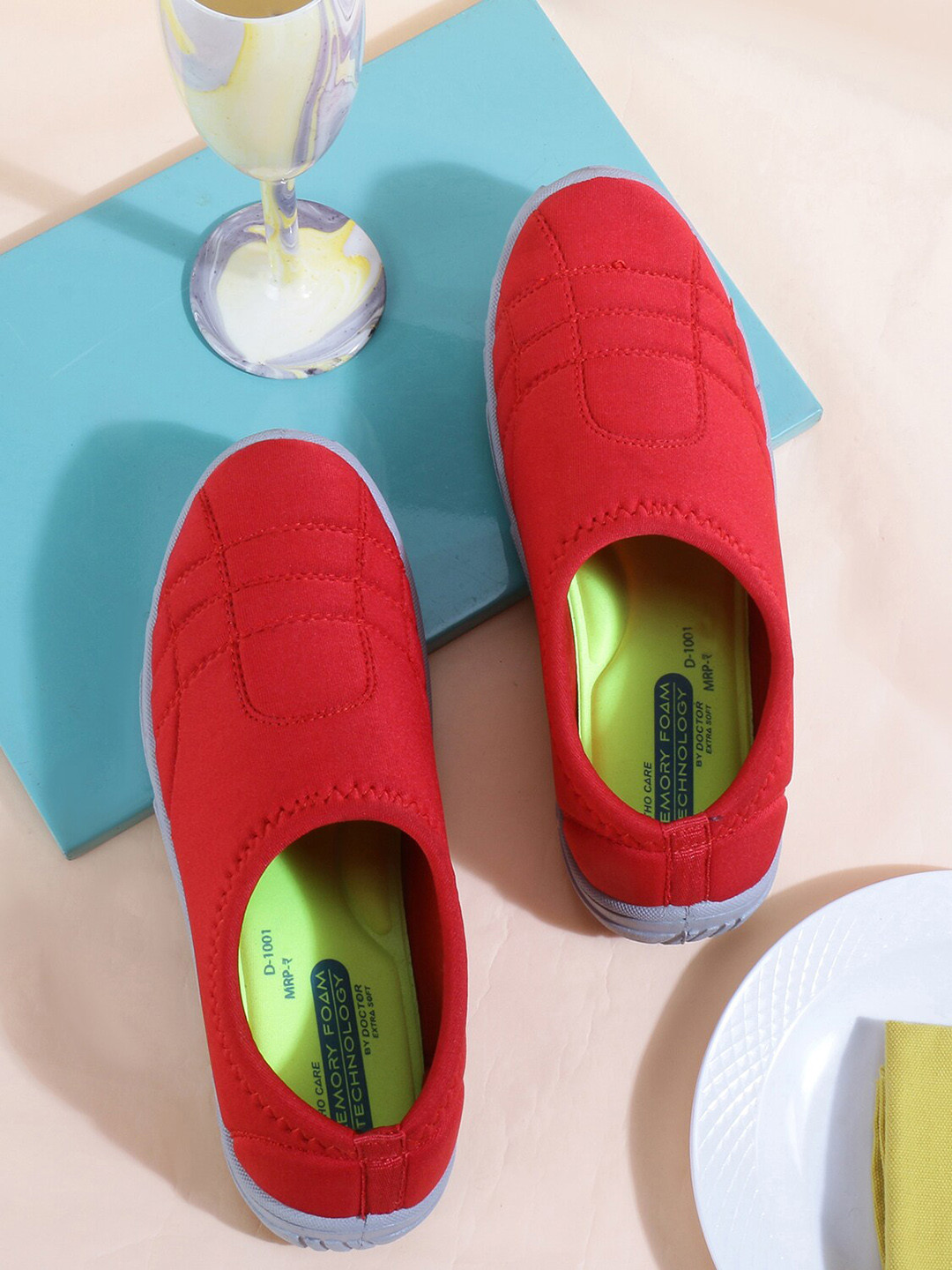 Buy DOCTOR EXTRA SOFT Women Slip On Walking Non Marking Shoes - Sports ...