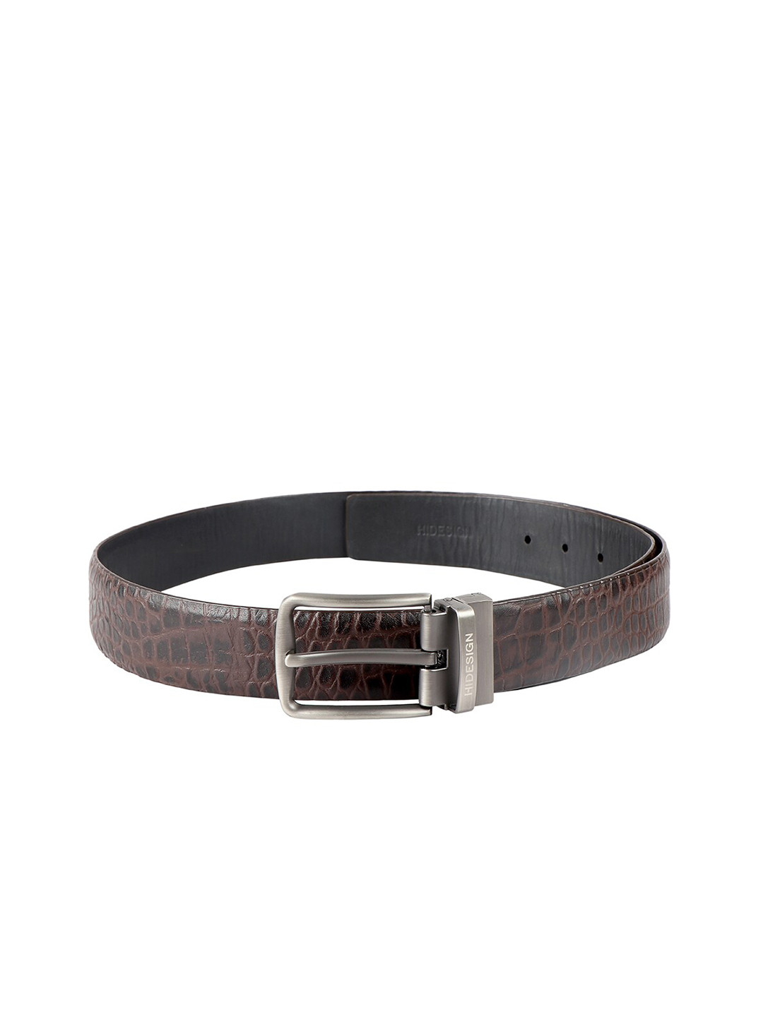 Buy Hidesign Men Textured Leather Reversible Belt - Belts for Men ...