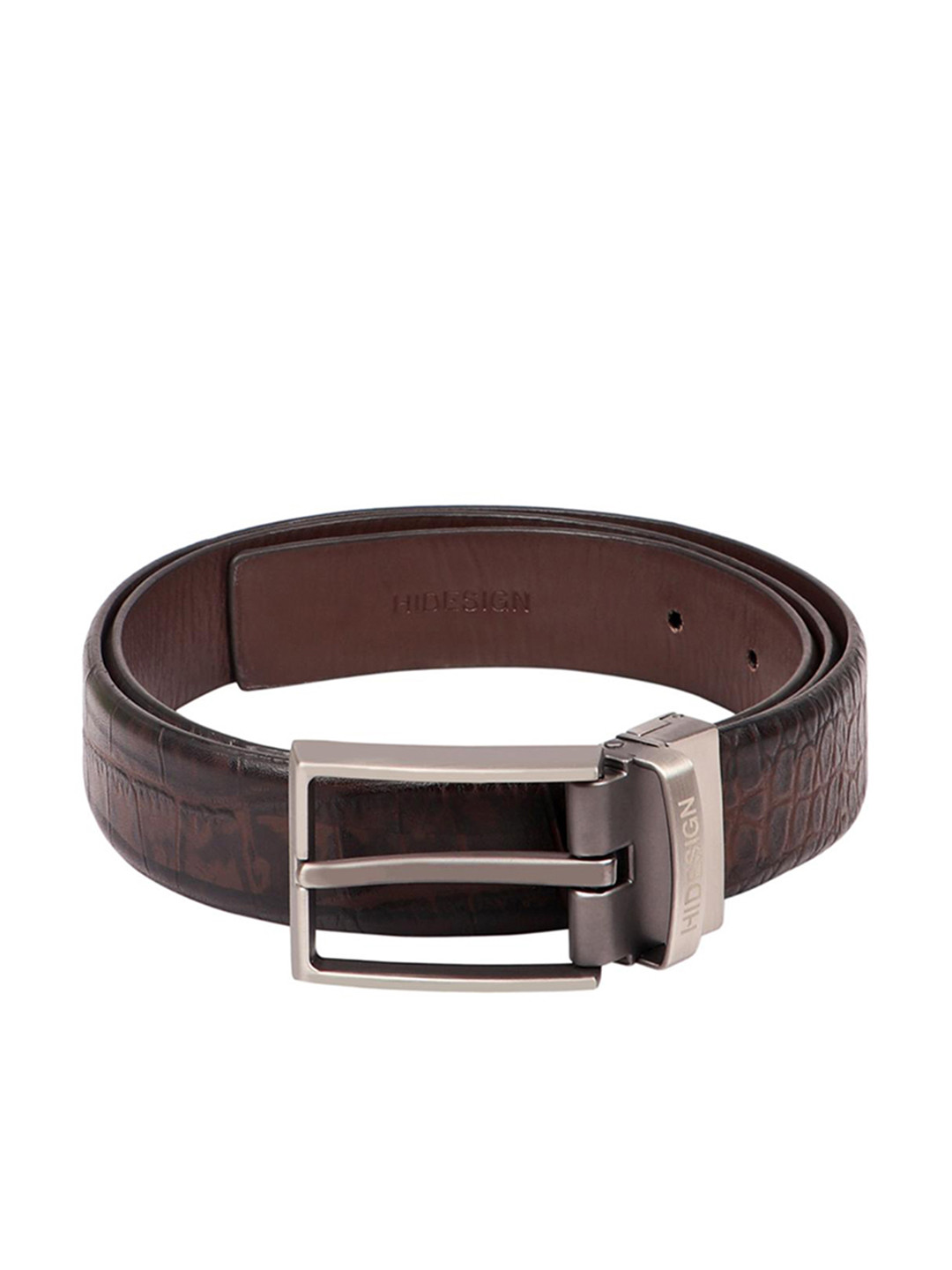 Buy Hidesign Men Textured Leather Reversible Belt - Belts for Men ...