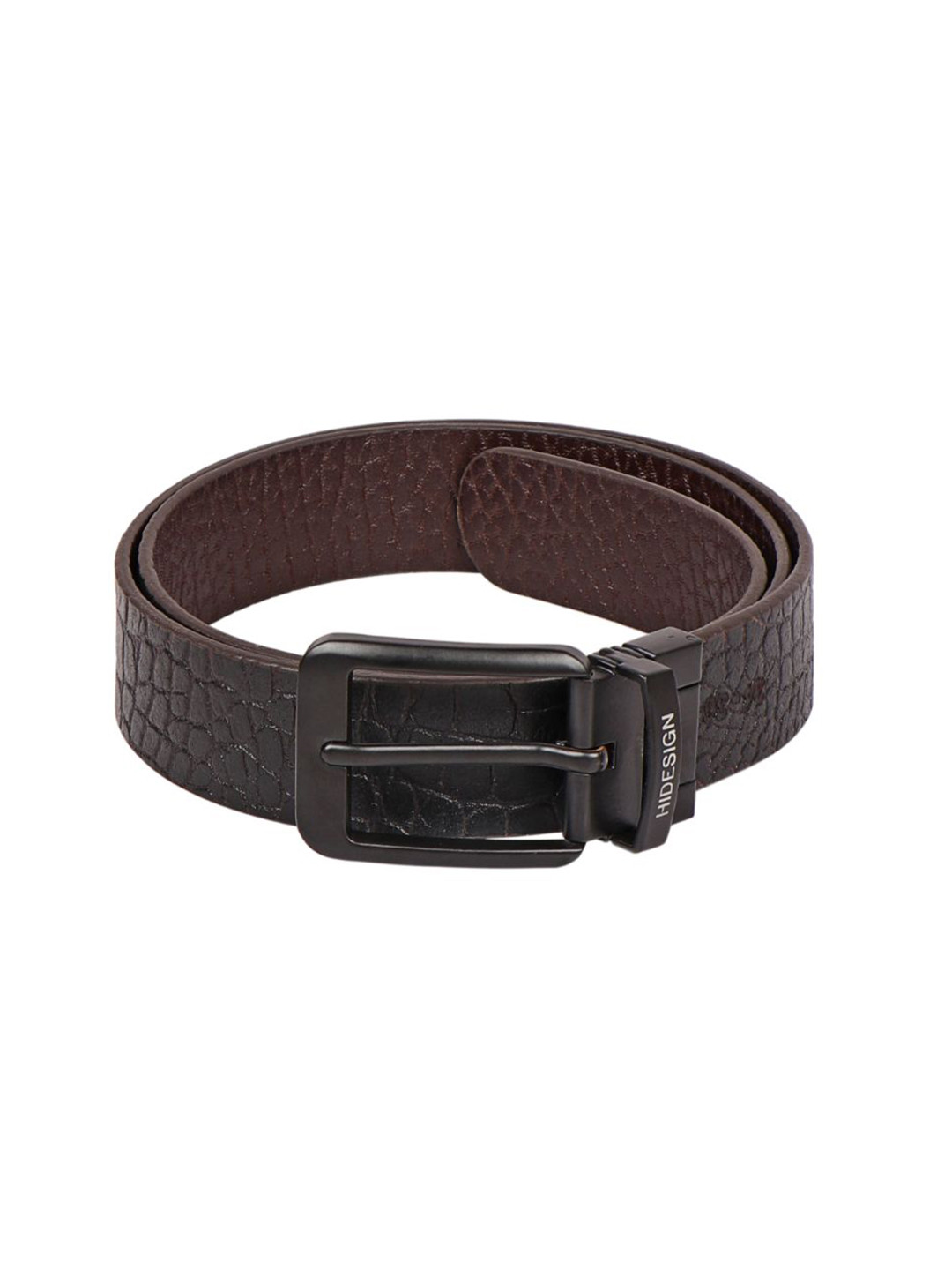 Buy Hidesign Men Textured Leather Reversible Belt - Belts for Men ...
