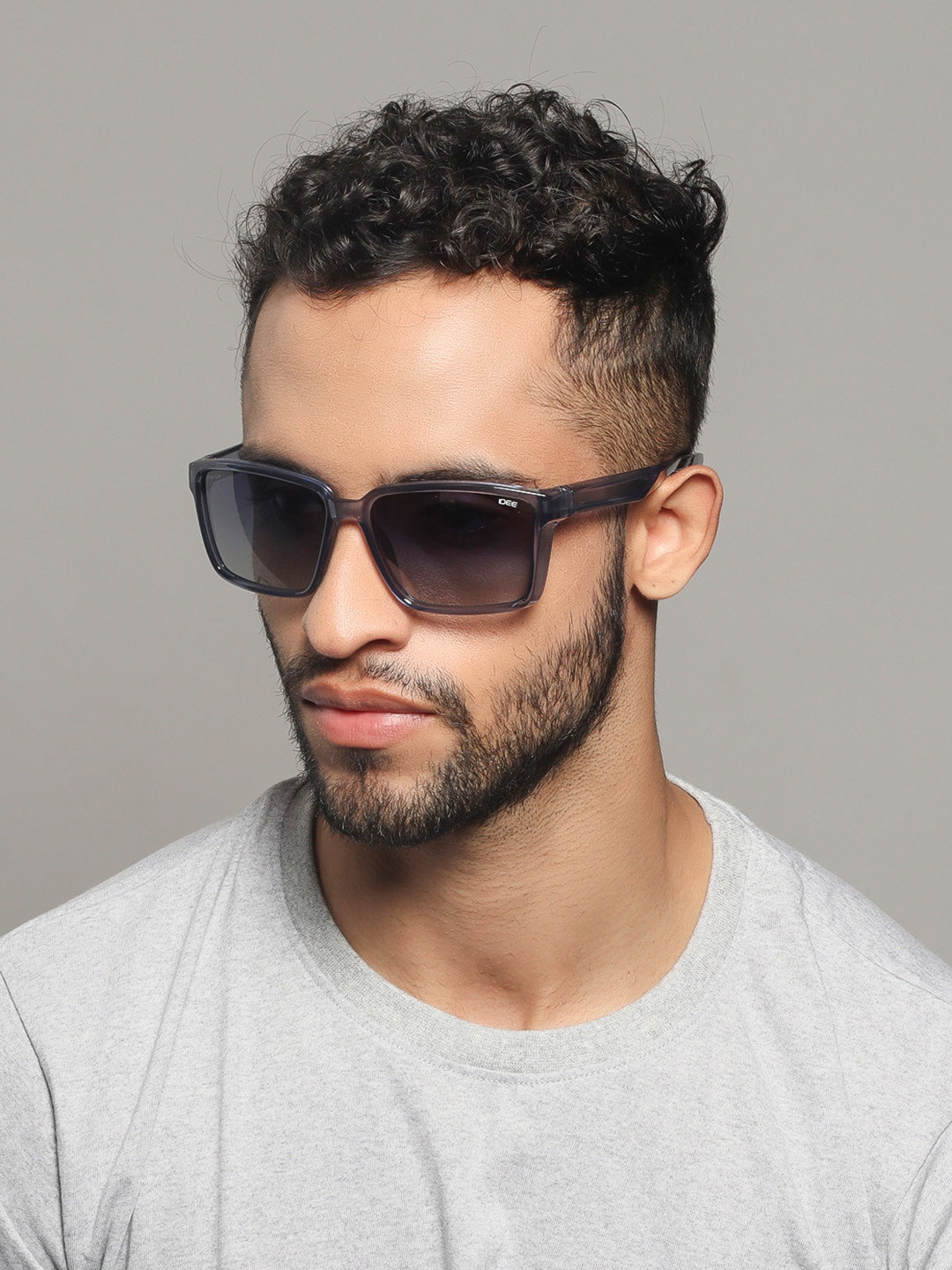 Buy IDEE Men Rectangle Sunglasses With UV Protected Lens IDS2915C4PSG ...