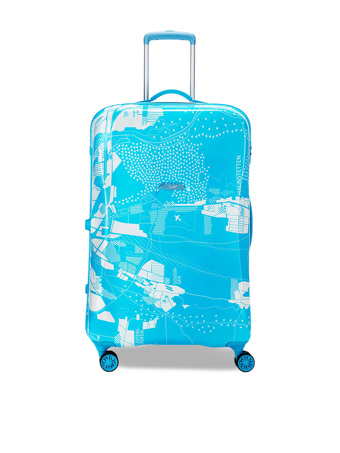 Buy Skybags Globerunner Printed 360 Degree Rotation Large Trolley ...