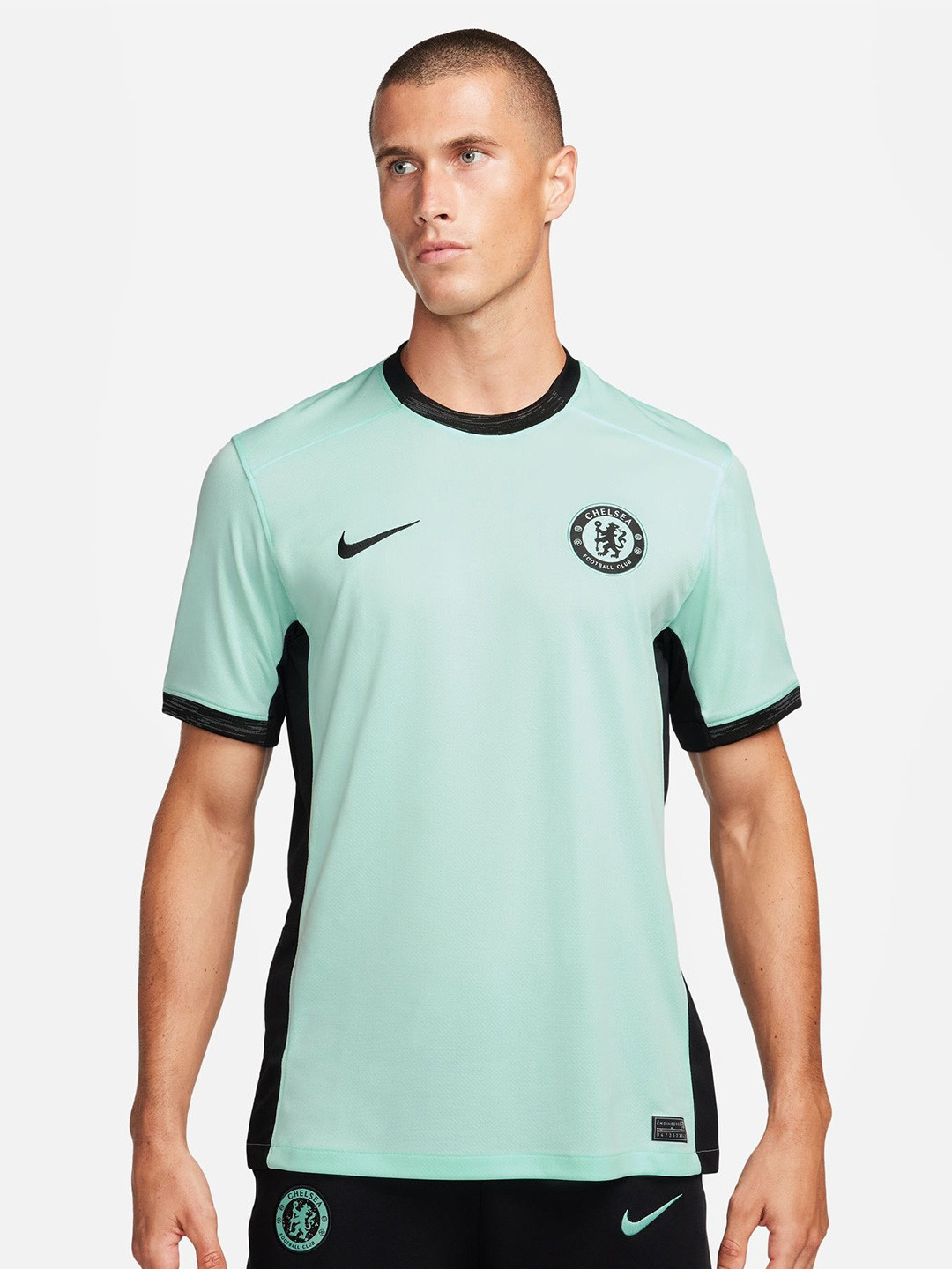 Buy Nike CFC M NK DF STAD JSY SS 3R Brand Logo Printed Round Neck T ...