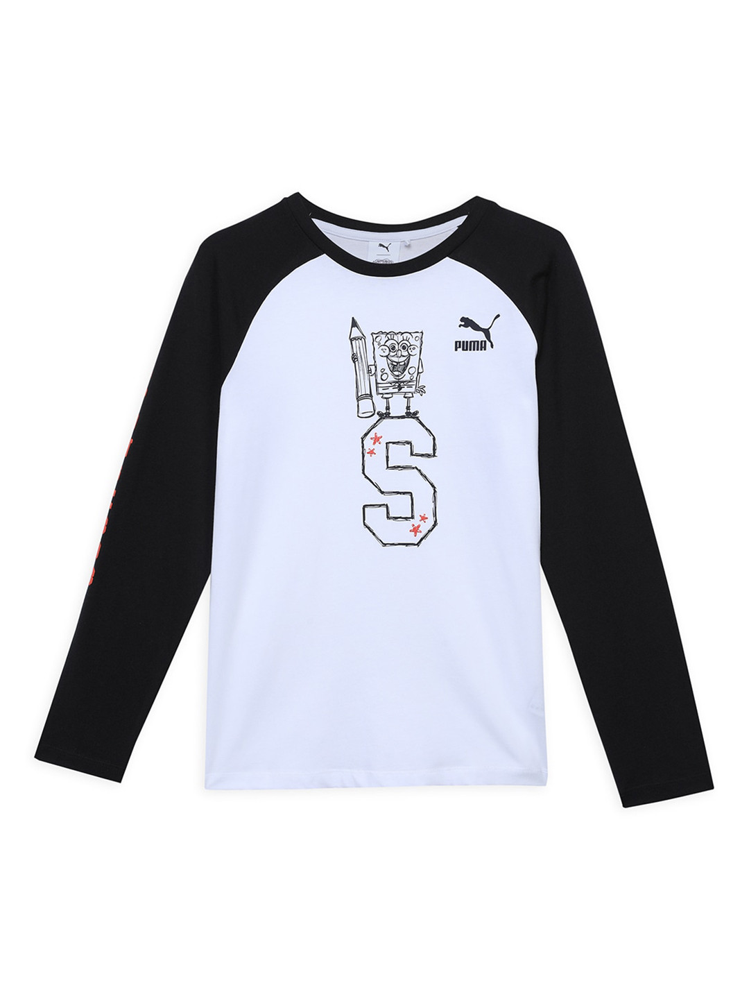 Buy Puma Kids Colourblocked Cotton T Shirt - Tshirts for Unisex Kids ...