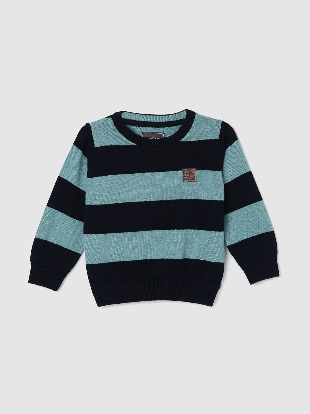 Buy Max Infant Boys Colourblocked Round Neck Long Sleeves Pullover ...