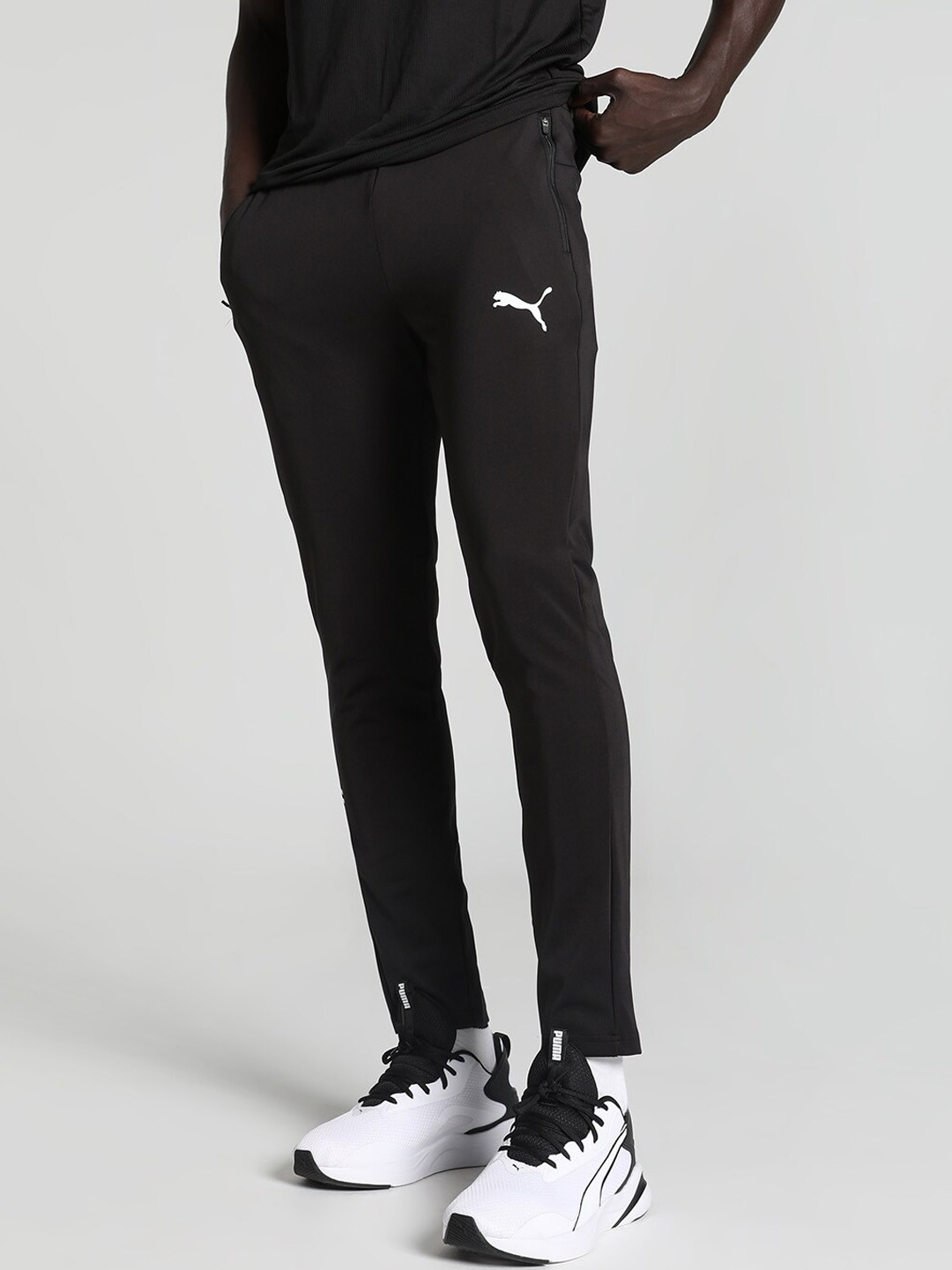 Buy Puma Men Slim Fit PUMA Graphic Printed Track Pants - Track Pants ...