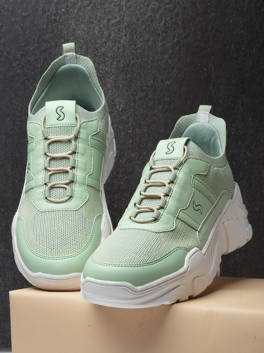 Buy SOLETHREADS REBEL Women Textured Lace Up Sneakers - Casual Shoes ...