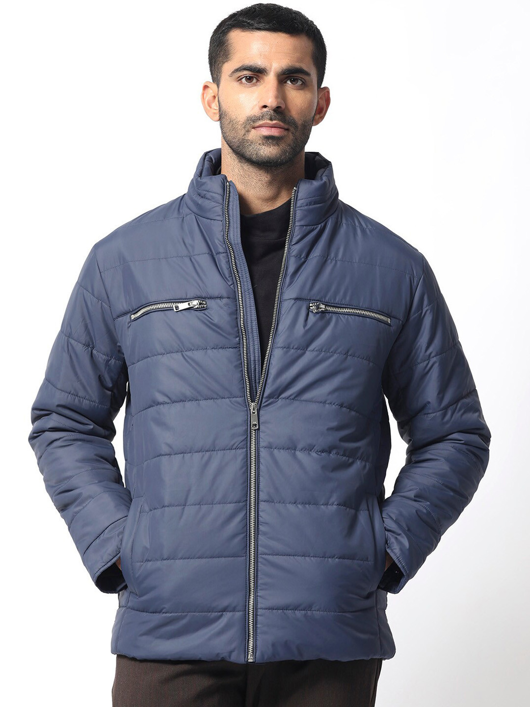 Buy RARE RABBIT Mock Collar Padded Jacket - Jackets for Men 25231702 ...