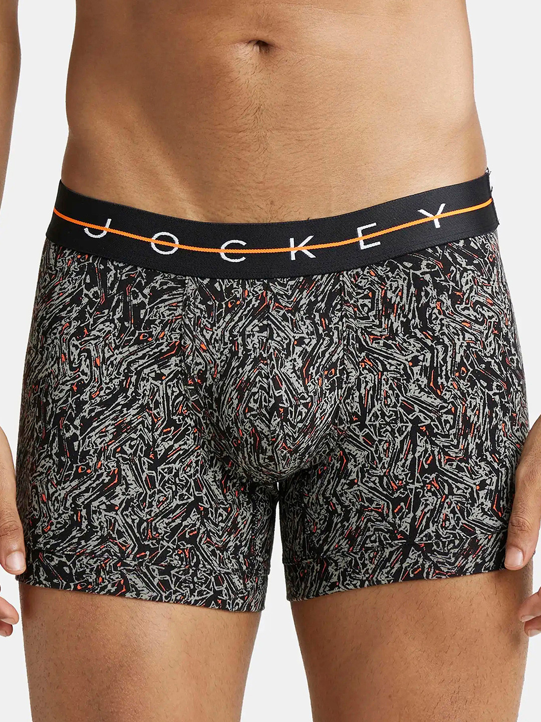 Buy Jockey Super Combed Cotton Stretch Printed Trunk With Ultrasoft ...