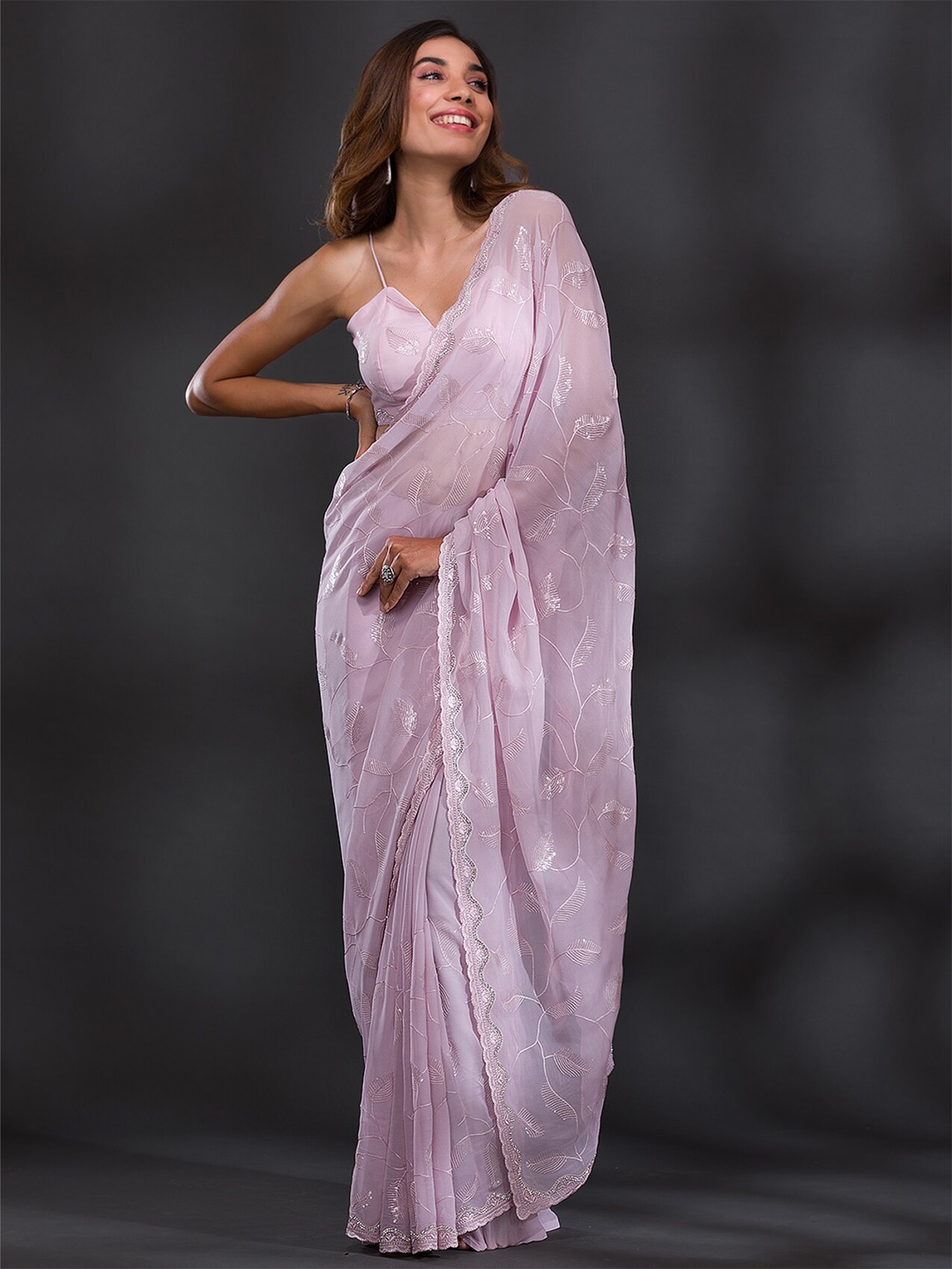 Buy Koskii Embellished Sequinned Saree - Sarees for Women 25237448 | Myntra Buy Koskii Embellished Sequinned Saree - Sarees for Women 25237448 | Myntra