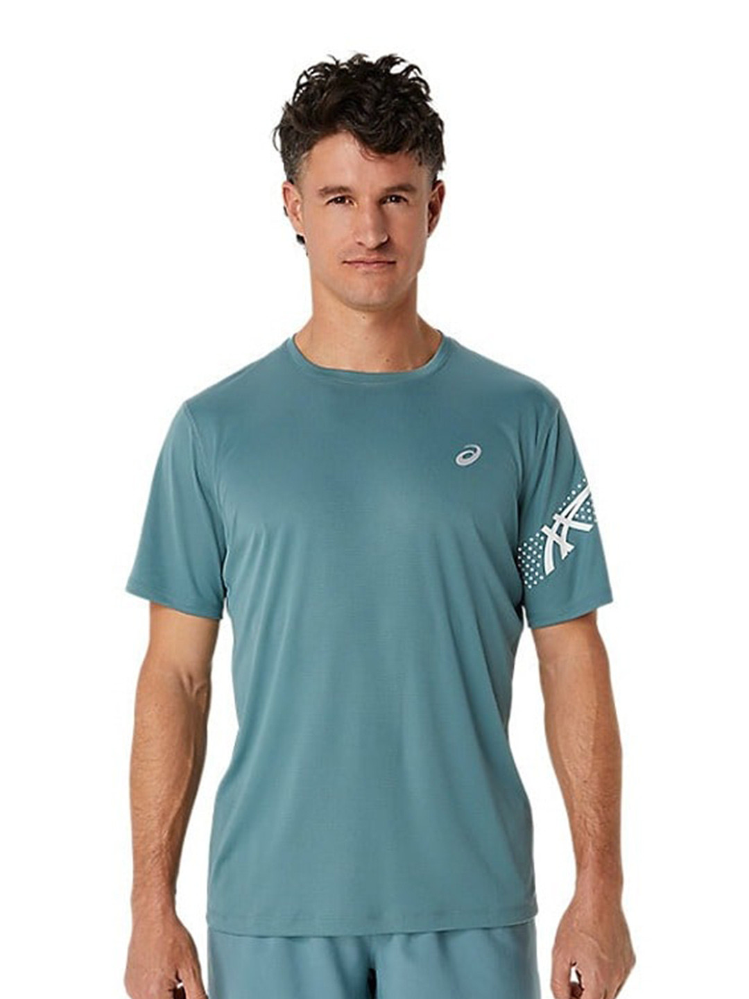 Buy ASICS Icon SS Short Sleeves Printed Round Neck T Shirt - Tshirts ...