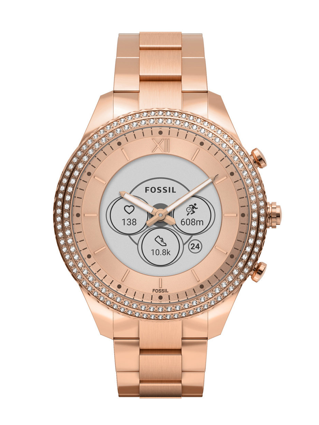 Buy Fossil Stella Gen 6 Hybrid Smartwatch FTW7063 - Smart Watches for ...