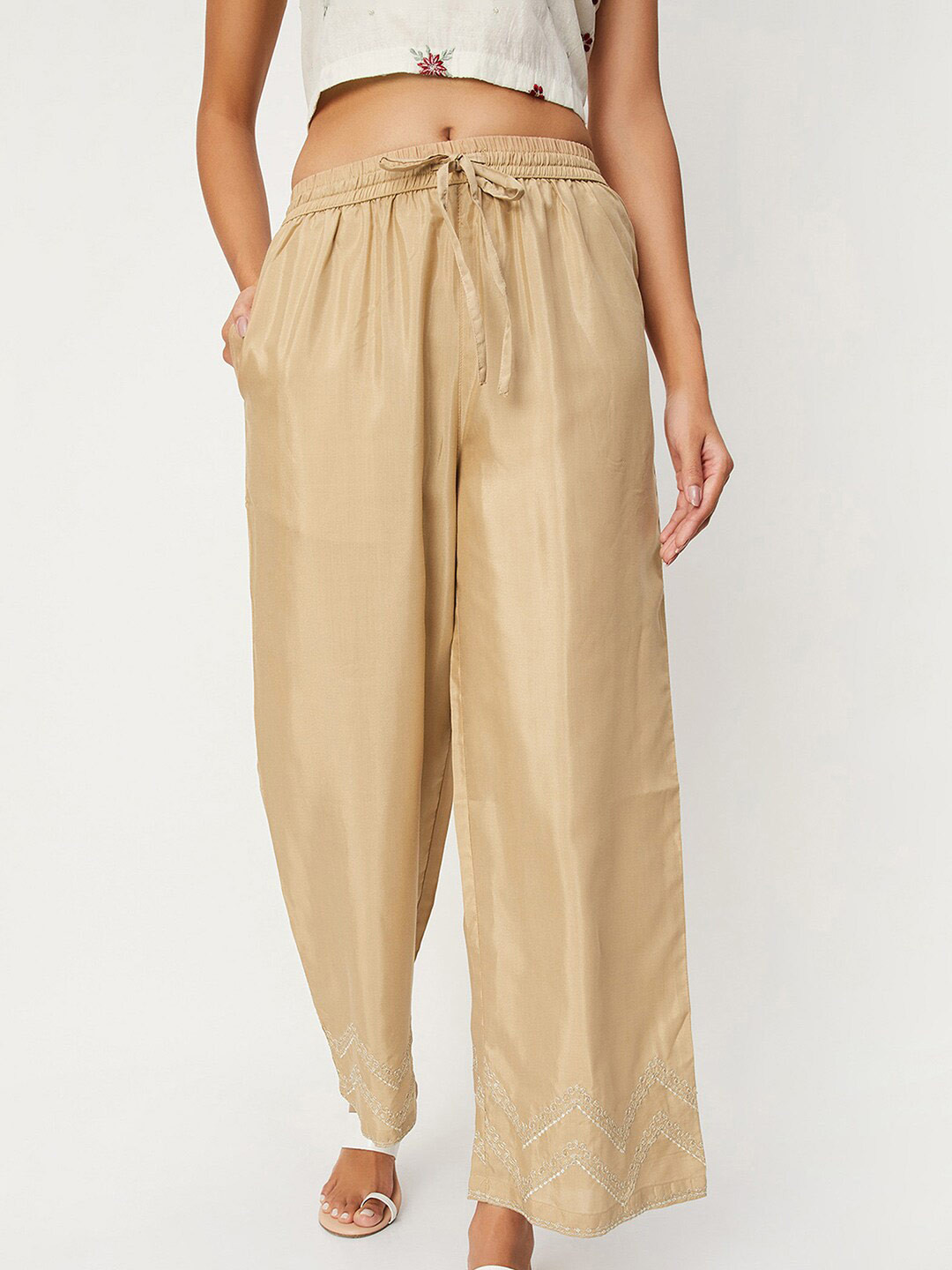 Buy Max Straight Fit Palazzo - Palazzos for Women 25246522 | Myntra