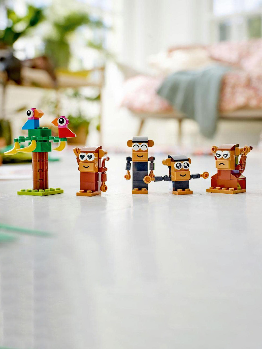 Buy LEGO Kids 135 Pcs Classic Creative Monkey Fun Building Toy Set ...