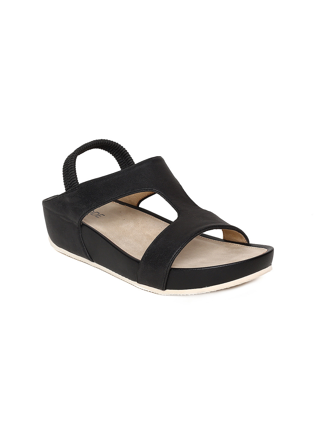 Buy CODE By Lifestyle Women Black Solid Sandals - Heels for Women ...
