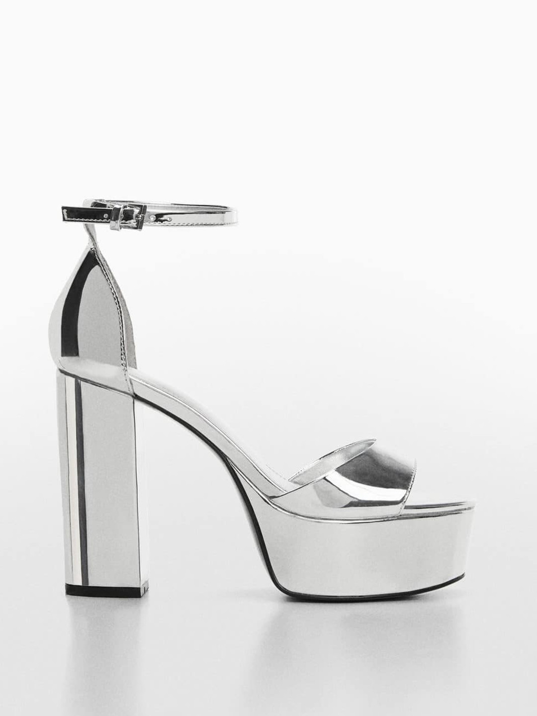 Buy MANGO Round Toe Platform Heels - Heels for Women 25256572 | Myntra