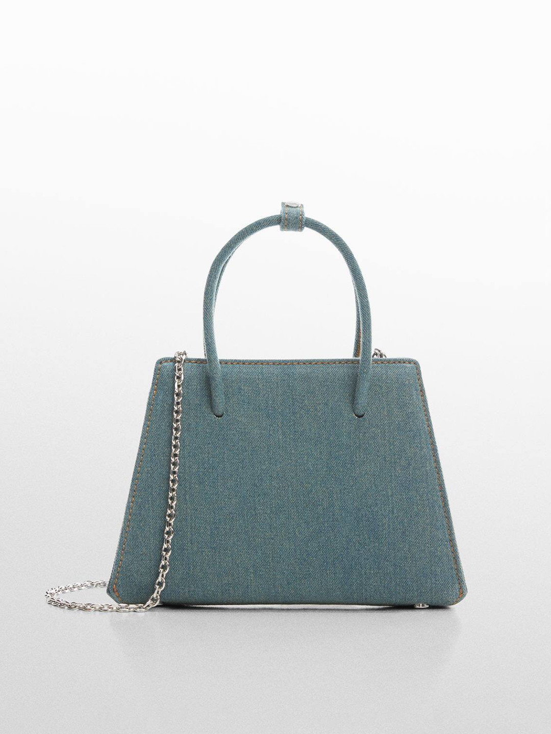 Buy MANGO Denim Structured Handheld Bag - Handbags for Women 25256622 ...