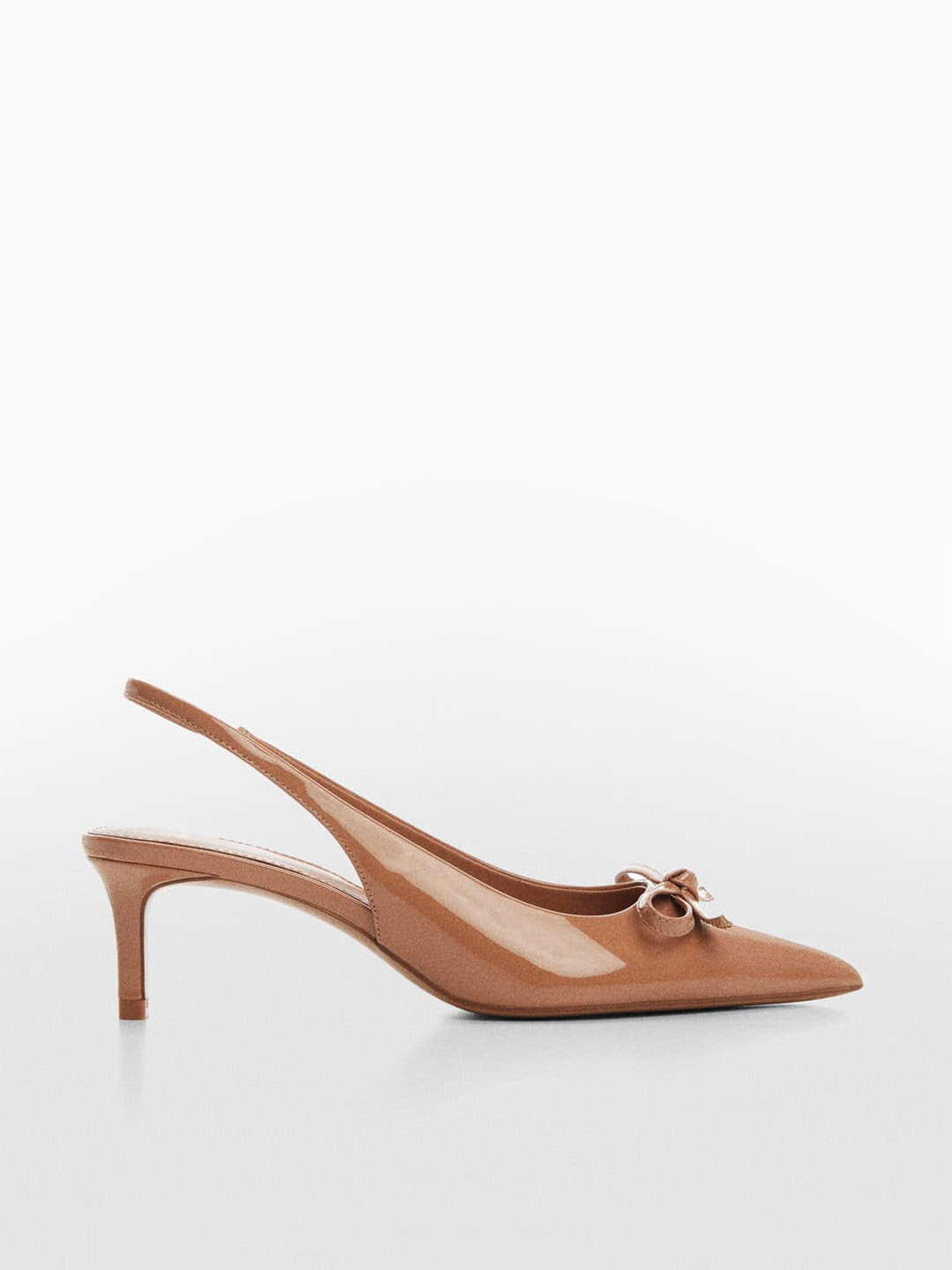 Buy MANGO Slim Heel Pumps With Bows - Heels for Women 25256788 | Myntra