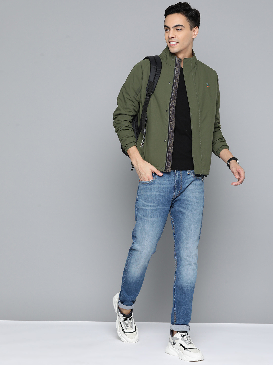 Buy Fort Collins Stand Collar Tailored Jacket - Jackets for Men ...