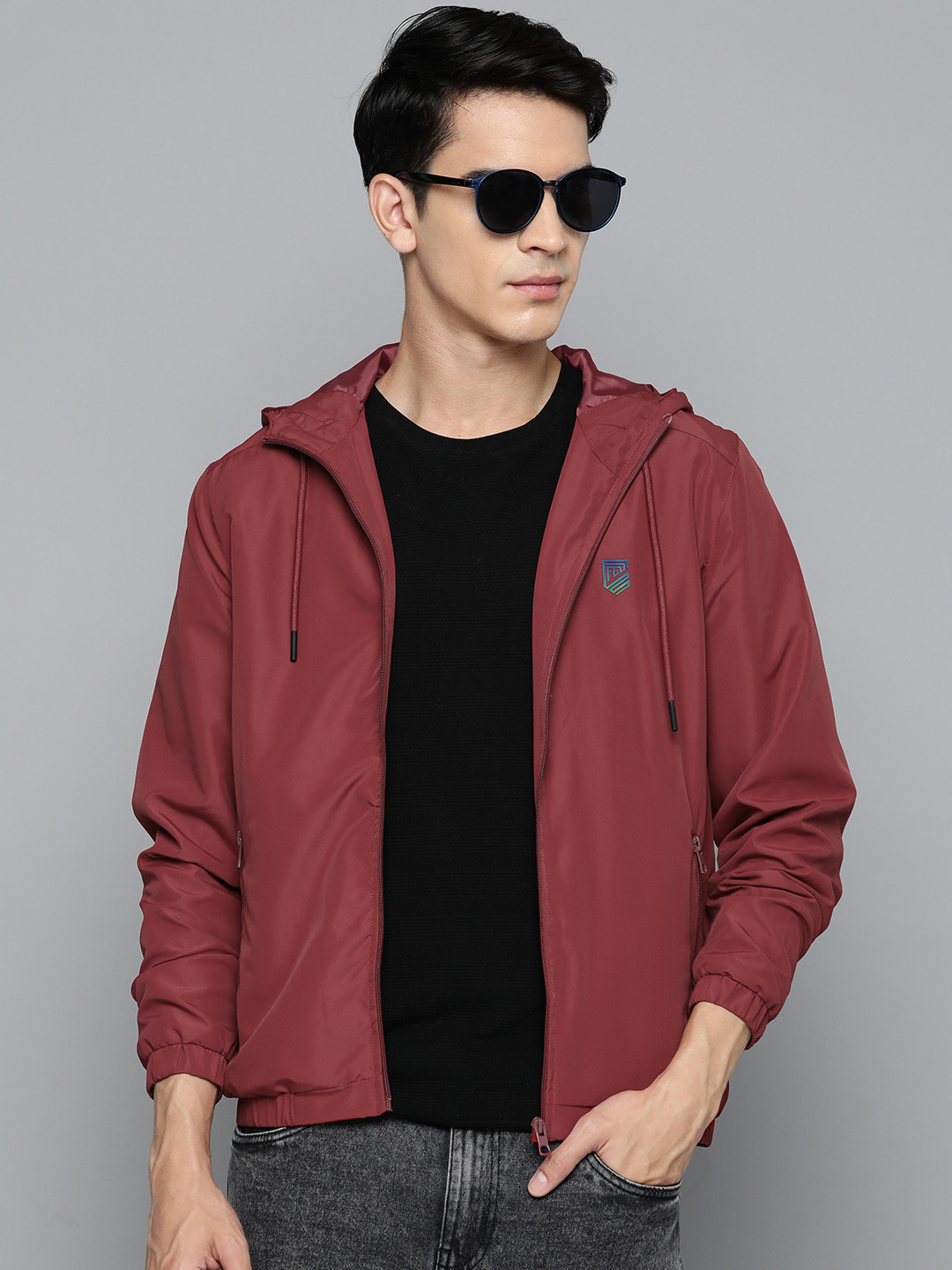 Buy Fort Collins Hooded Tailored Jacket - Jackets for Men 25265294 | Myntra