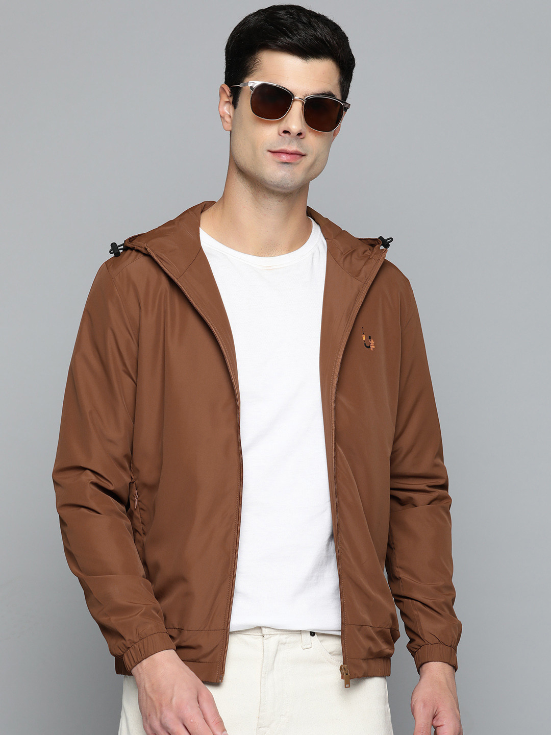 Buy Fort Collins Hooded Sporty Jacket - Jackets for Men 25265352 | Myntra