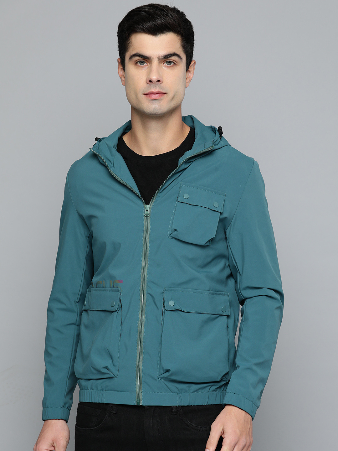 Buy Fort Collins Hooded Tailored Jacket - Jackets for Men 25265400 | Myntra