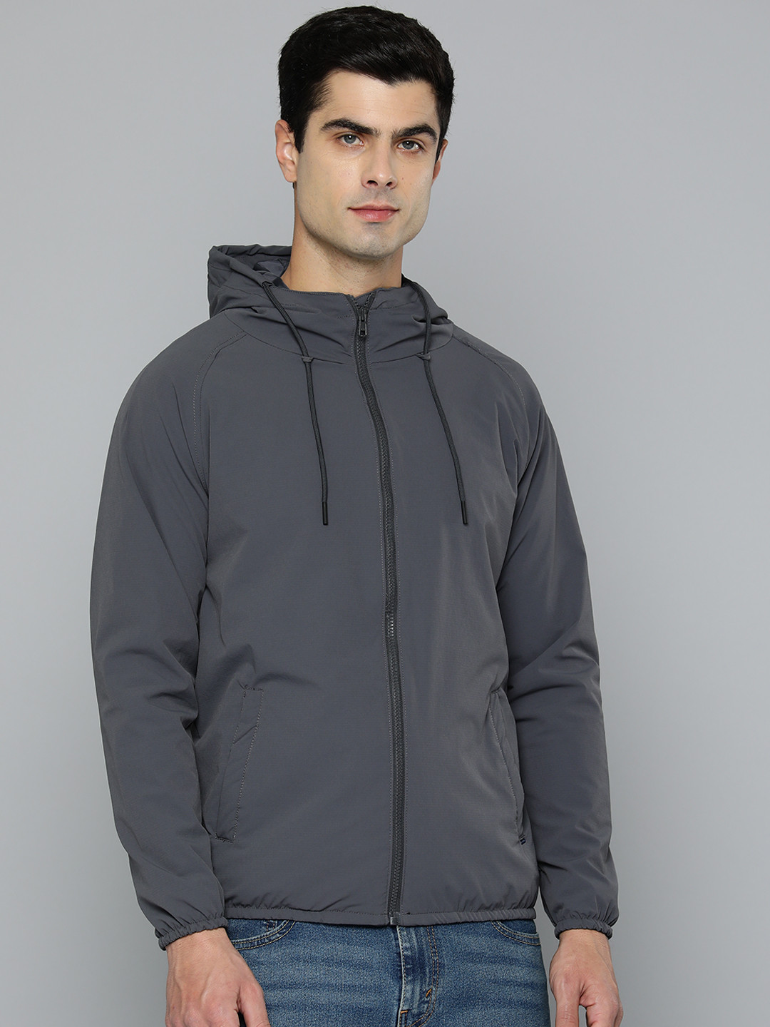 Buy Fort Collins Hooded Padded Jacket - Jackets for Men 25265418 | Myntra