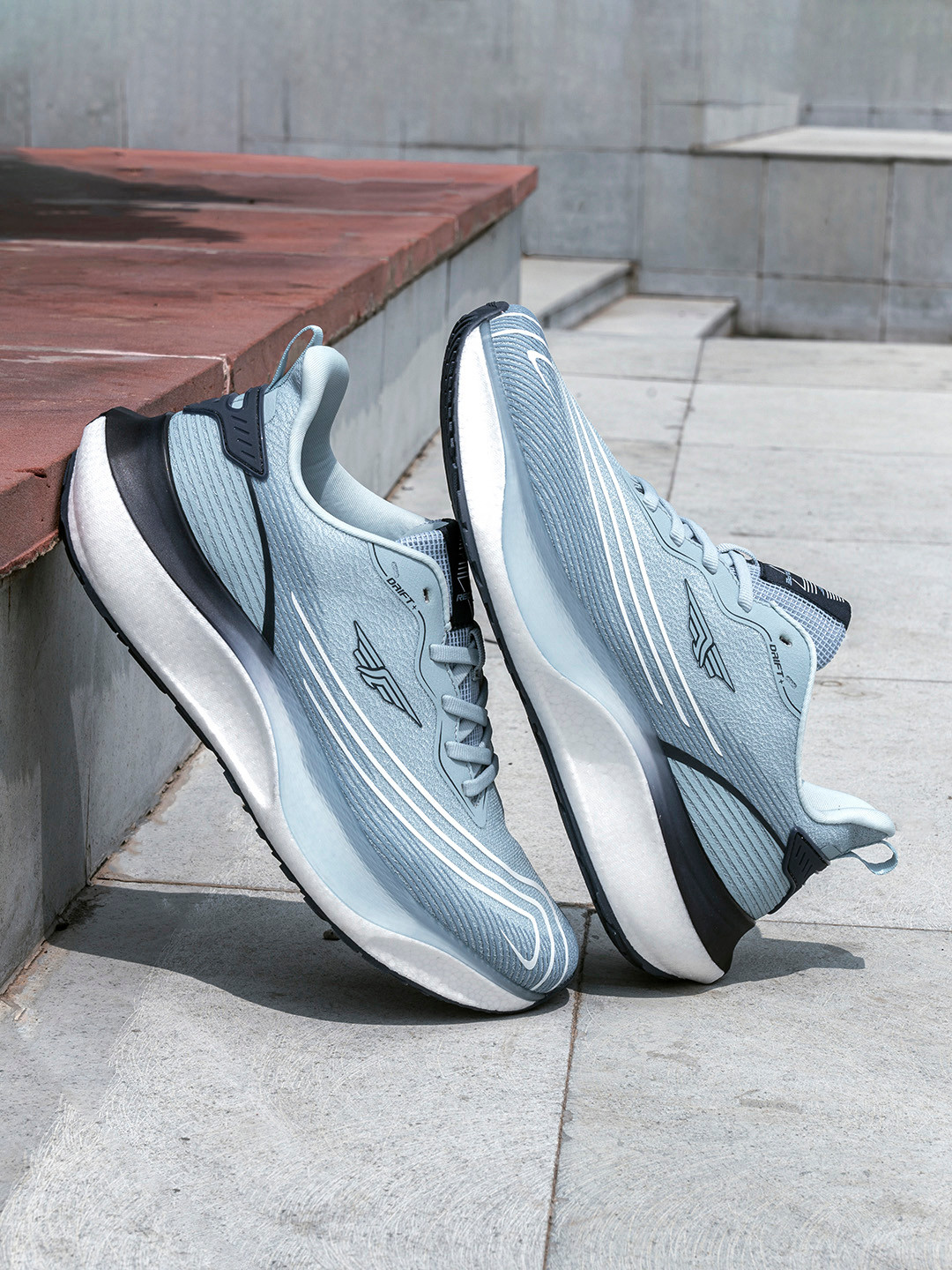 Buy Red Tape Men DRIFT+ Mesh Memory Foam Slip Resistant ETPU Running ...