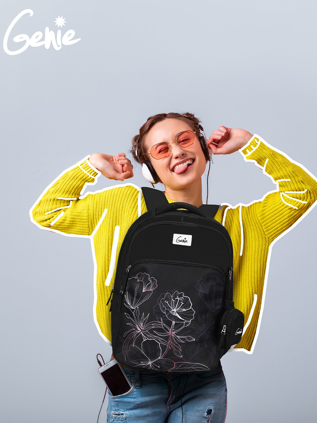 Buy Genie Women Graphic Printed Backpack - Backpacks for Women 25272974 ...