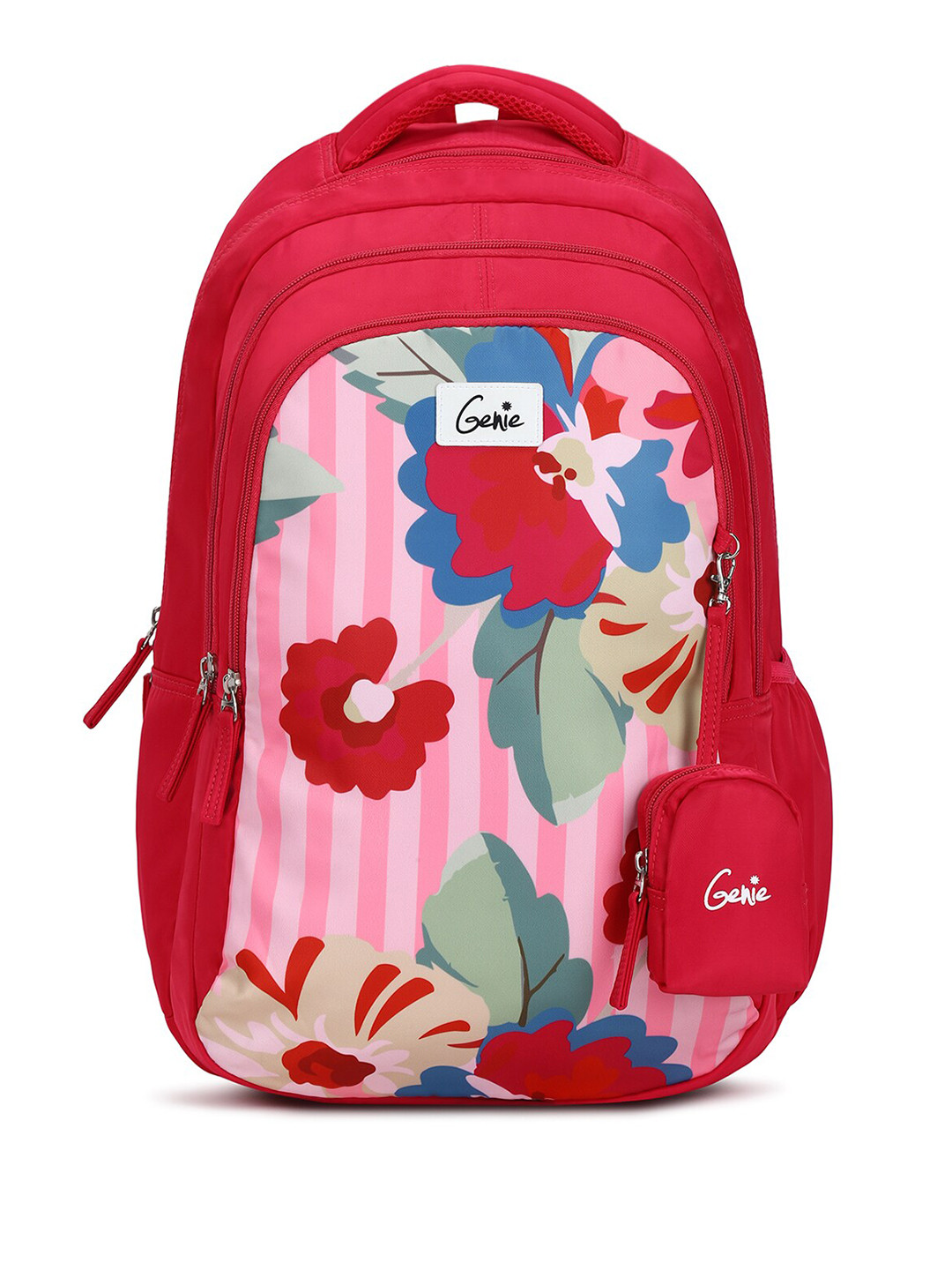 Buy Genie Women Floral Printed Backpack Up To 18 Inch Laptop ...
