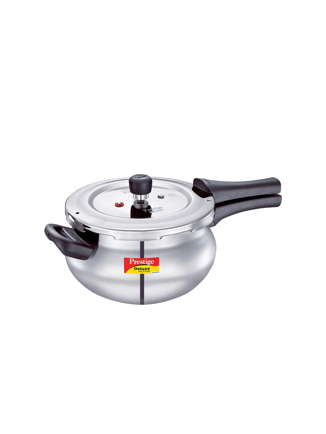 Buy Prestige Deluxe Alpha Svachh Silver Toned Stainless Steel Pressure ...
