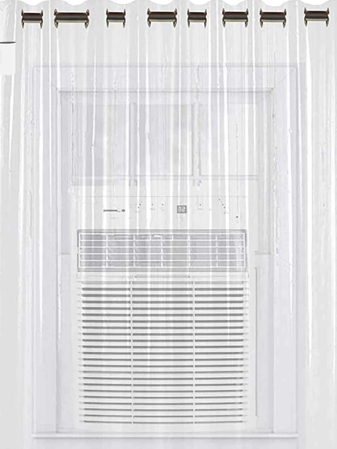 Buy Kuber Industries Transparent PVC Shower Curtain - Shower Curtains ...