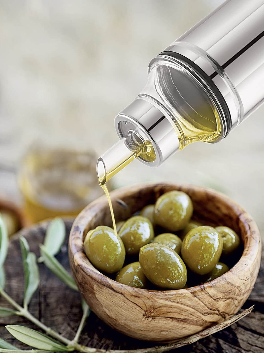 Buy Cello Flavia Silver Toned Stainless Steel Oil Dispenser Bottle ...