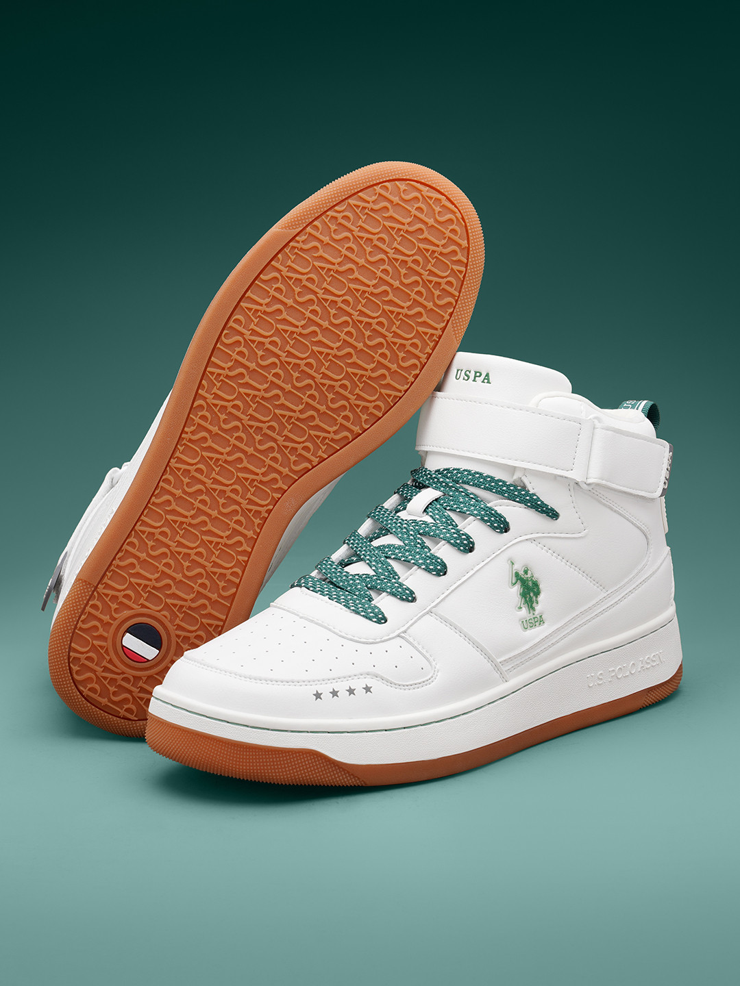 Buy U.S. Polo Assn. Men Elton Retro Court Mid Top Sneakers - Casual ...