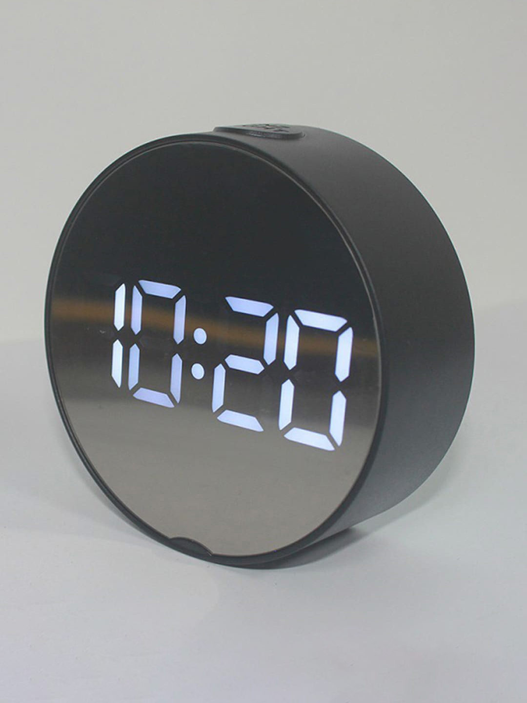 Buy Kuber Industries Black Contemporary Alarm Clock - Clocks for Unisex ...
