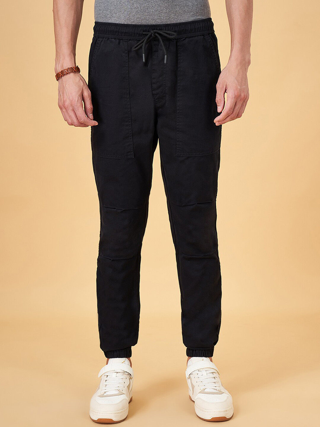 Buy Urban Ranger By Pantaloons Men Mid Rise Slim Fit Joggers - Trousers ...