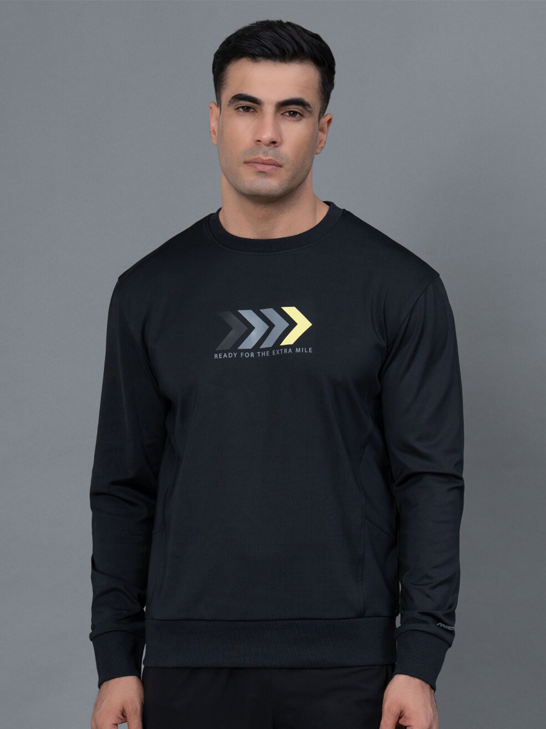 Buy Red Tape Men Graphic Print Stretchable Athleisure Sweatshirt ...